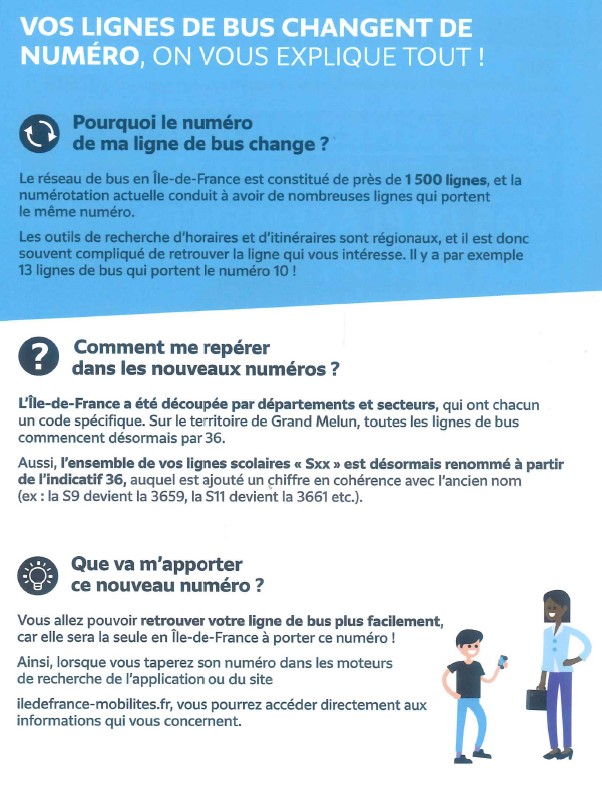 Vos lignes de bus changent - Perthes-en-Gâtinais